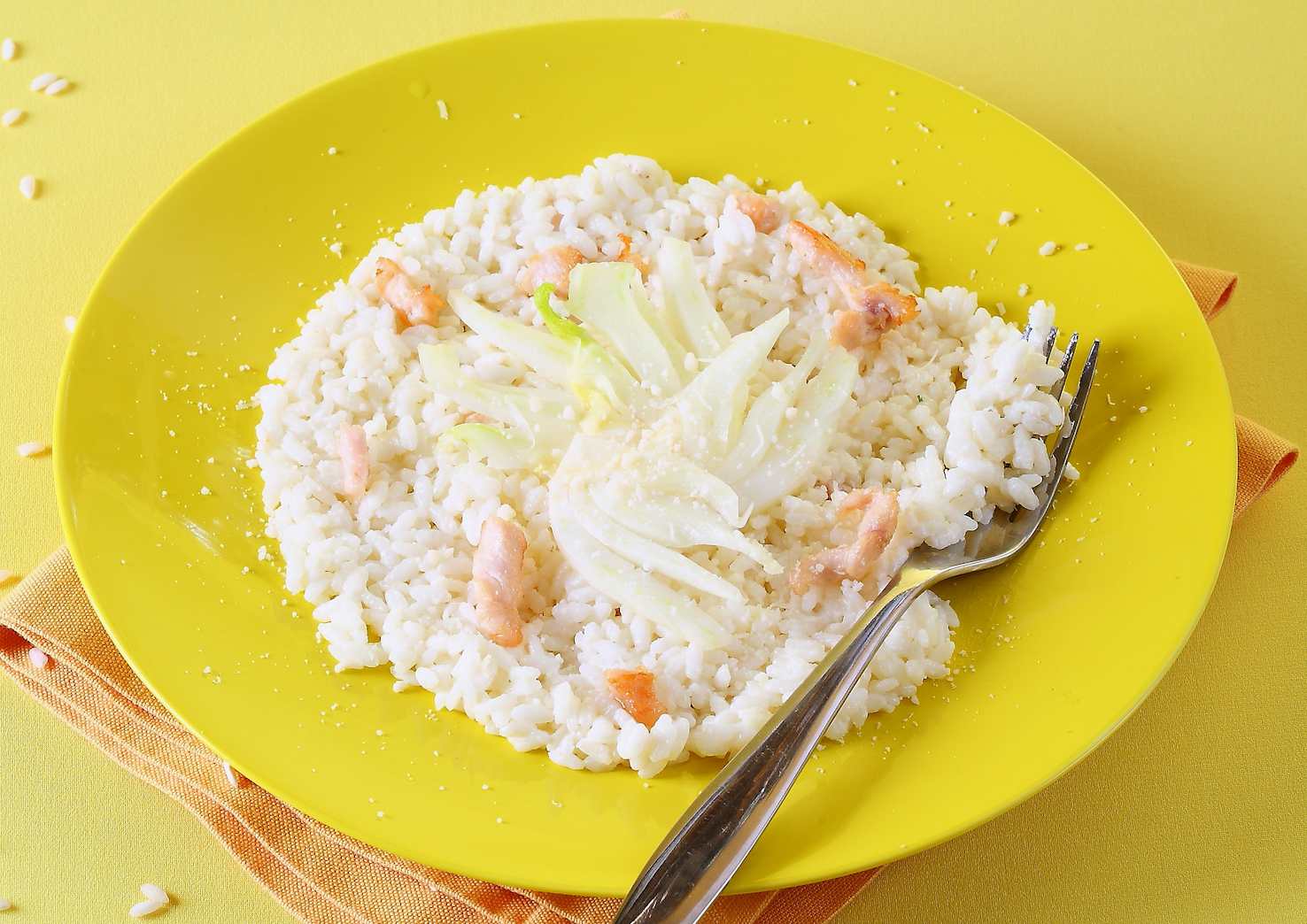 Ricetta - Risotto con finocchio e salmone - Azione