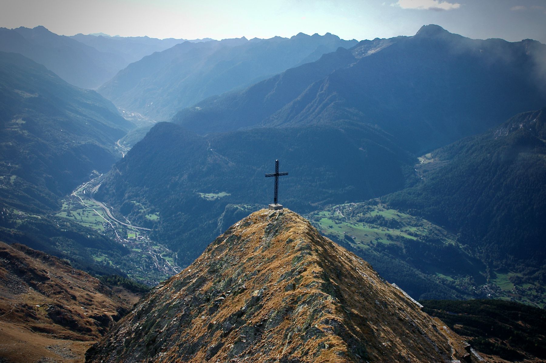 Il «Bèrgom» e la croce del Pettine - Azione